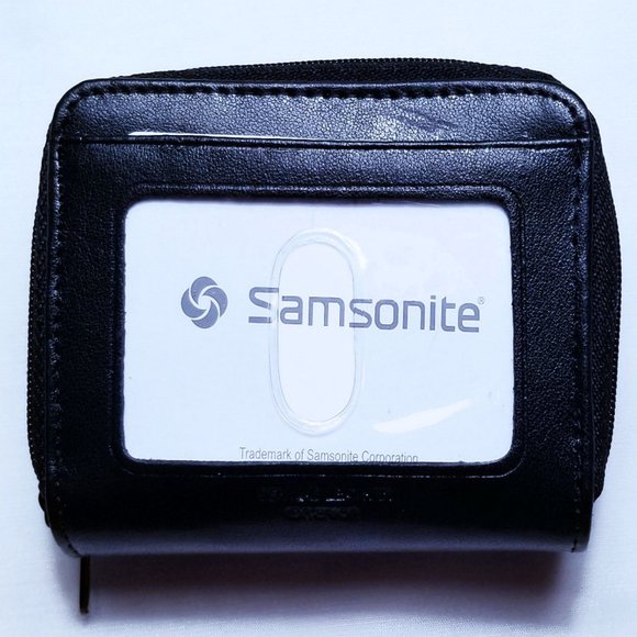 Samsonite | Accessories | Samsonite Black Leather Id Card Casechange ...